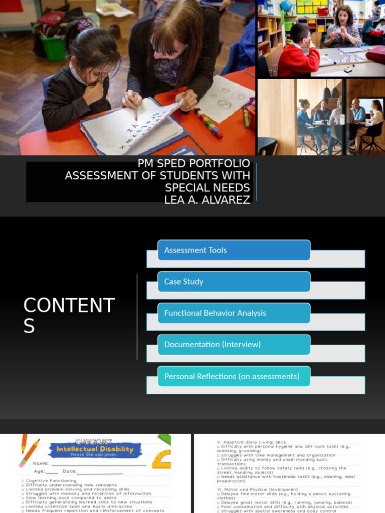 Sped Portfolio July 2 | PDF | Body Language | Learning