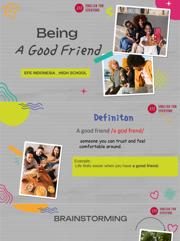 Characteristics of a Good Friend | PDF