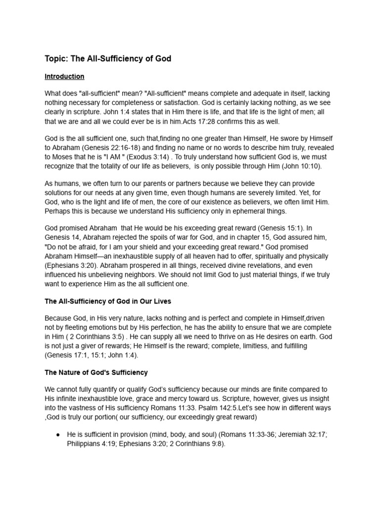 Bible Study Outline Awakening V | PDF | Faith | Grace In Christianity