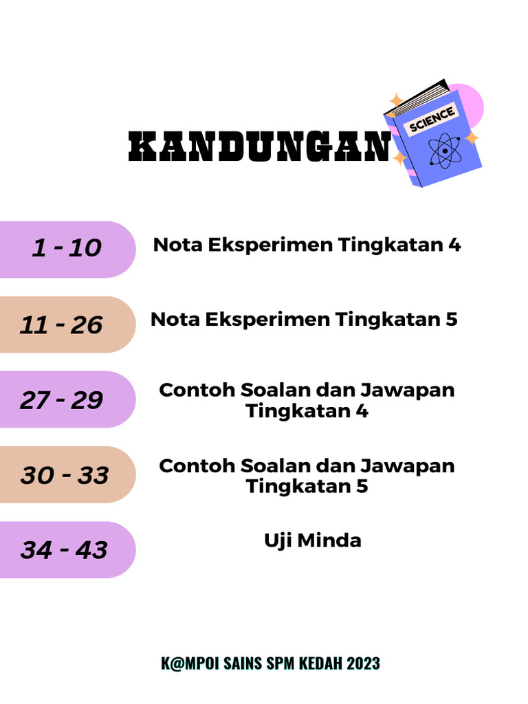 Nota KAMPOI Eksperimen | PDF