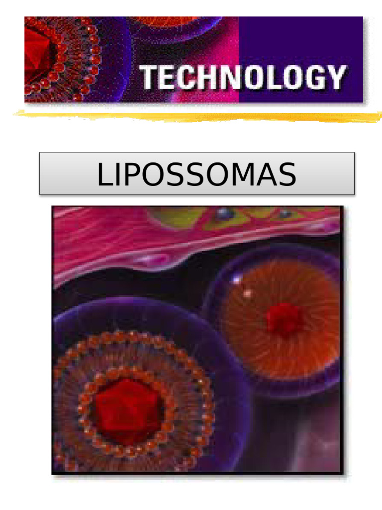 Lipossomas: Carreadores de Fármacos | PDF | Lipossoma | Química