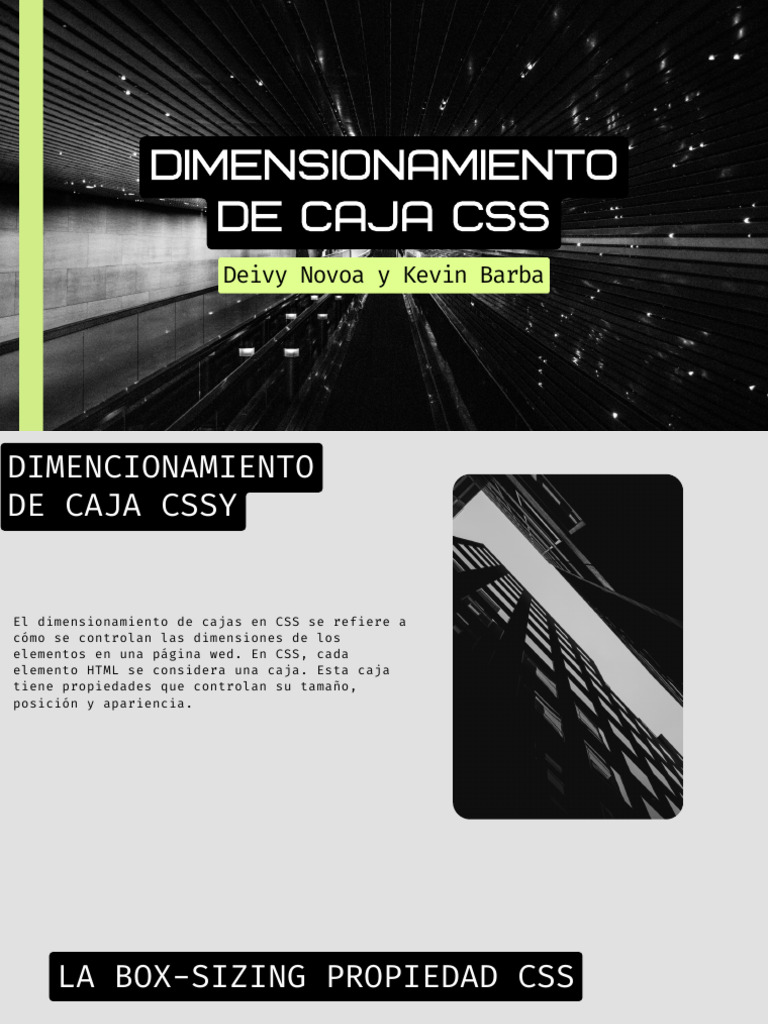 Dimensionamiento de Caja, Las Cajas Flexibles en CSS y Ventanas Graficas | PDF | Botón ...