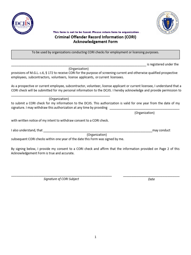 Ma+Cori+Form+Pre Filled+Worcester | PDF | License
