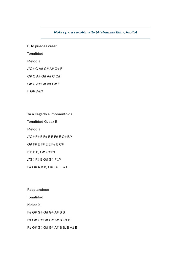 ELA - Elim - Jubilo II | PDF