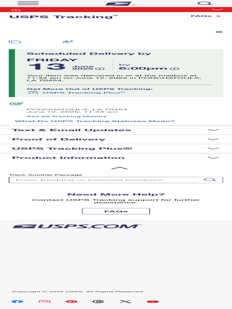 USPS Package Tracking Information | PDF | United States Postal Service ...