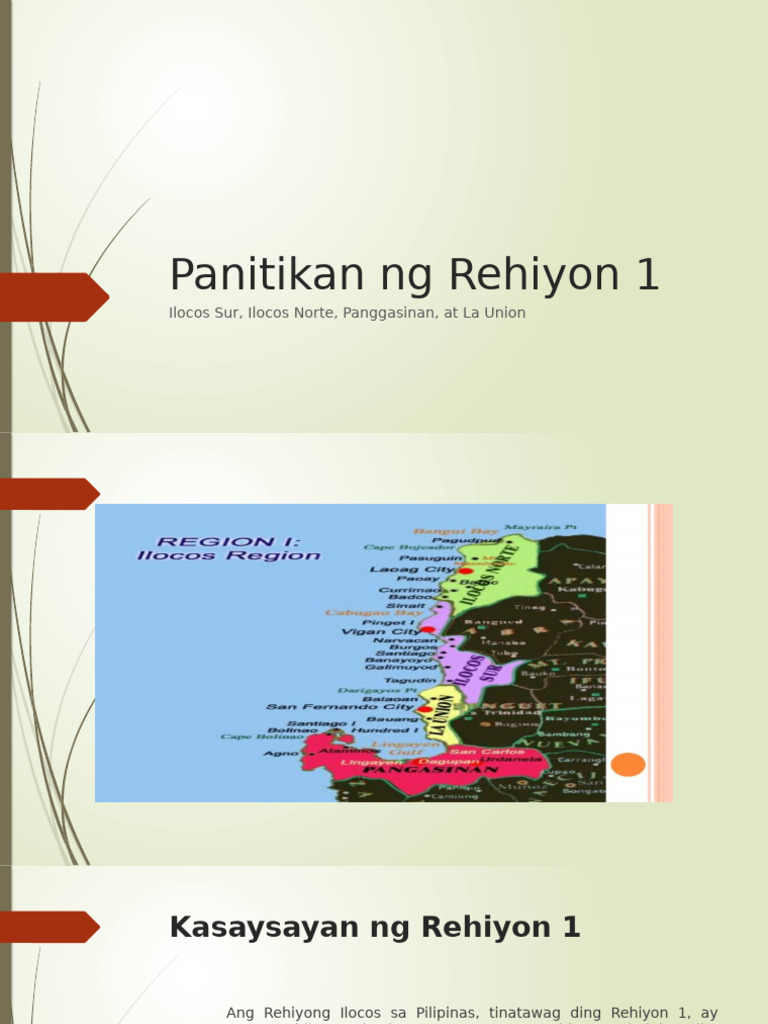 Panitikan NG Rehiyon I | PDF