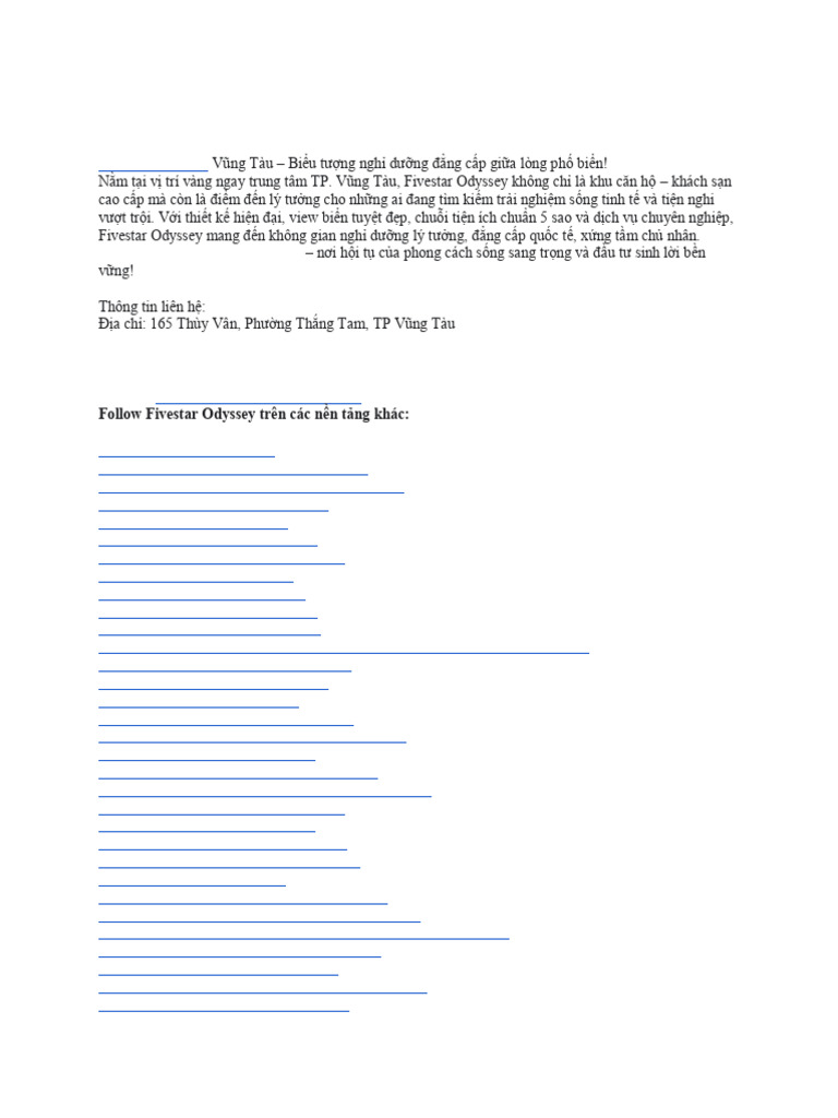 Fivestar Odyssey | PDF | Vietnam