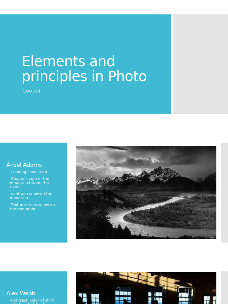 Photo Elements and Principals | PDF