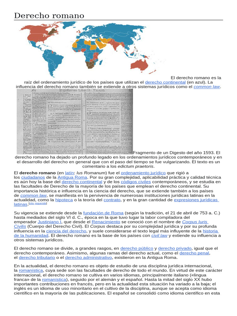 Compendio del Derecho Romano | PDF | Ley romana | Justicia