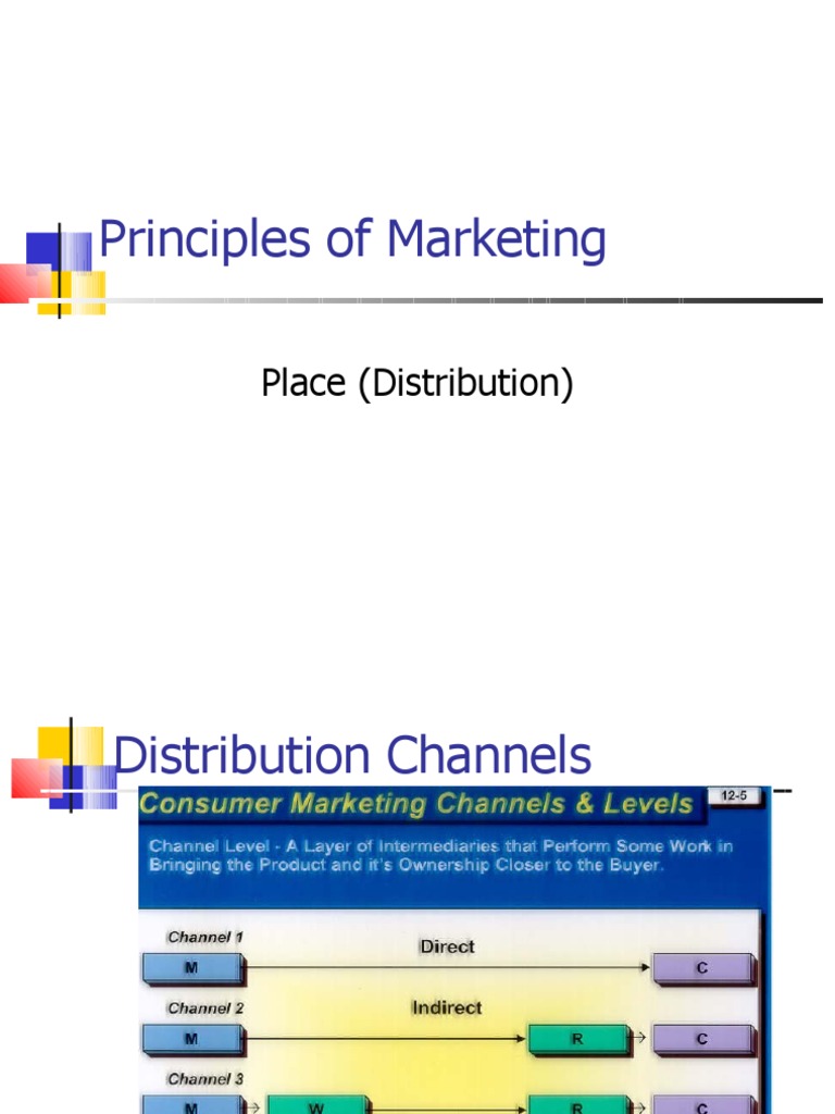 Principles of Marketing: Place (Distribution) | PDF | Direct Marketing ...
