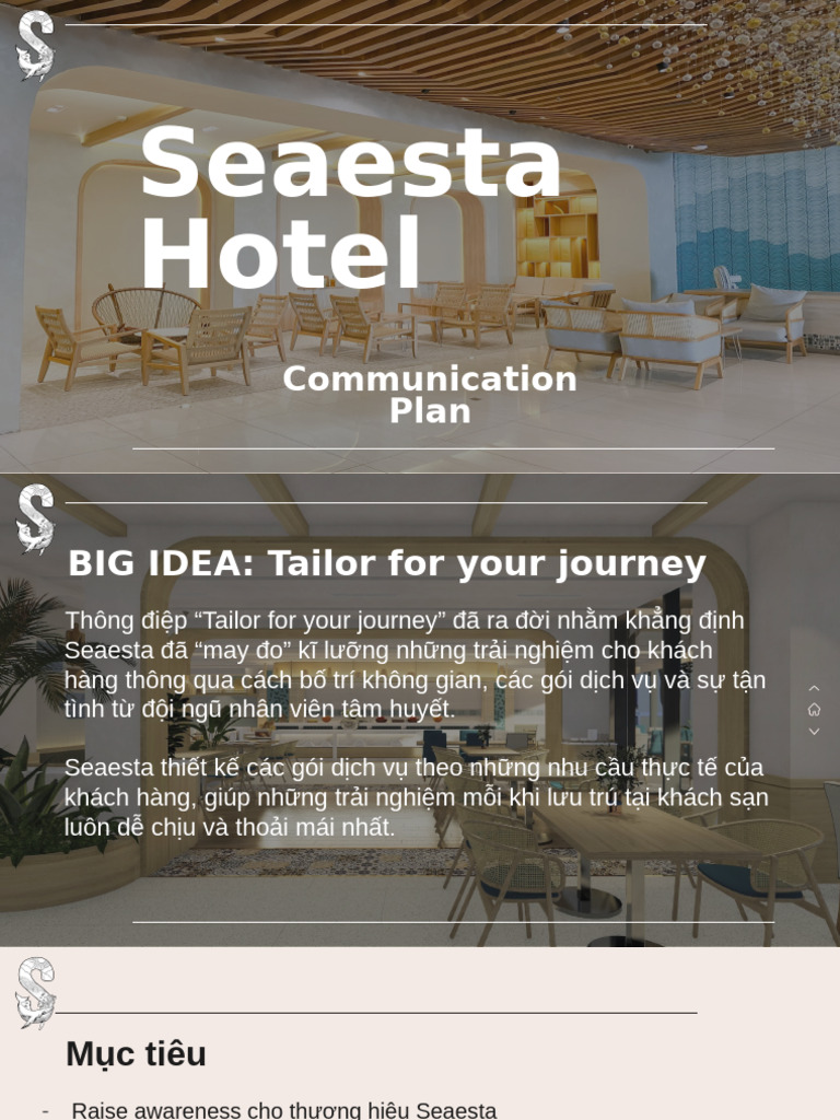 Seaesta Hotel - Communication Plan | PDF
