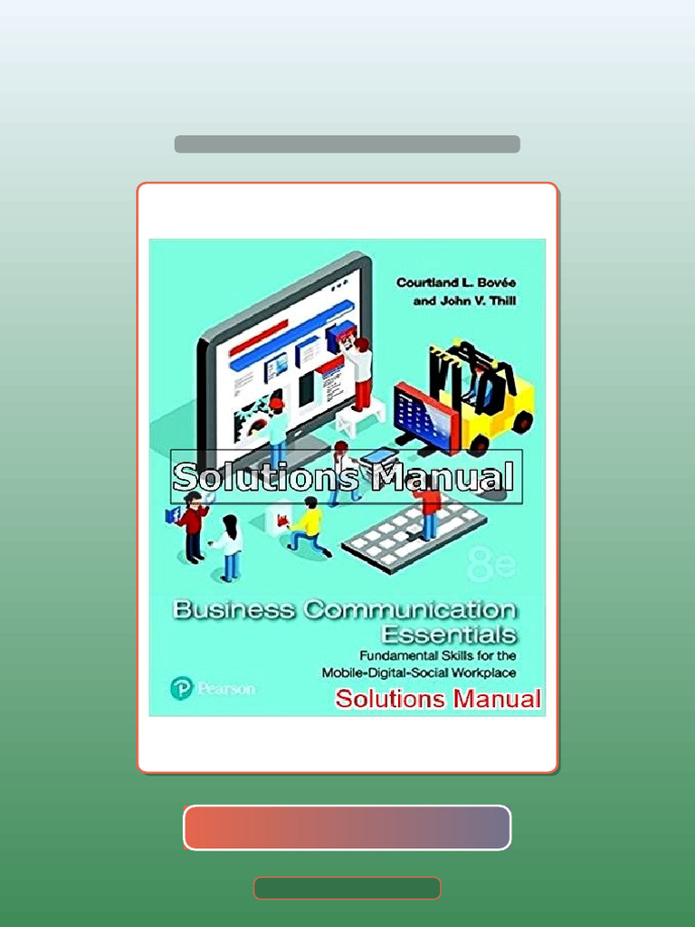 Business Communication Essentials A Skills Based Approach 8th Edition ...