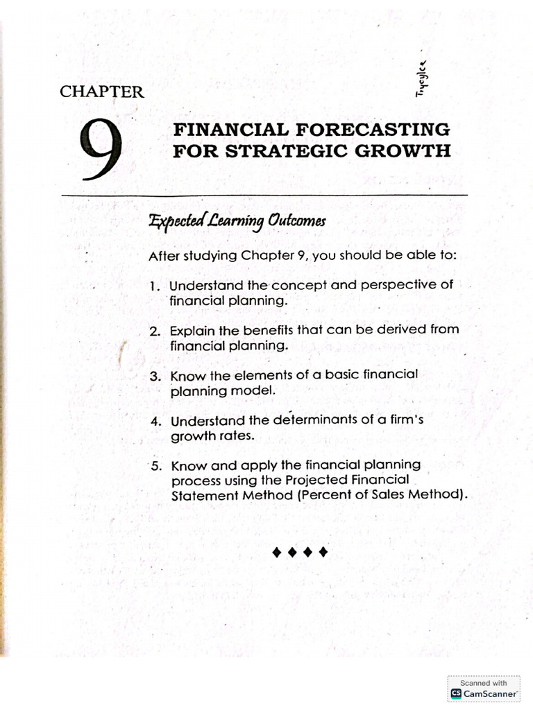 FINANCIAL MANAGEMENT Chapter 9 | PDF