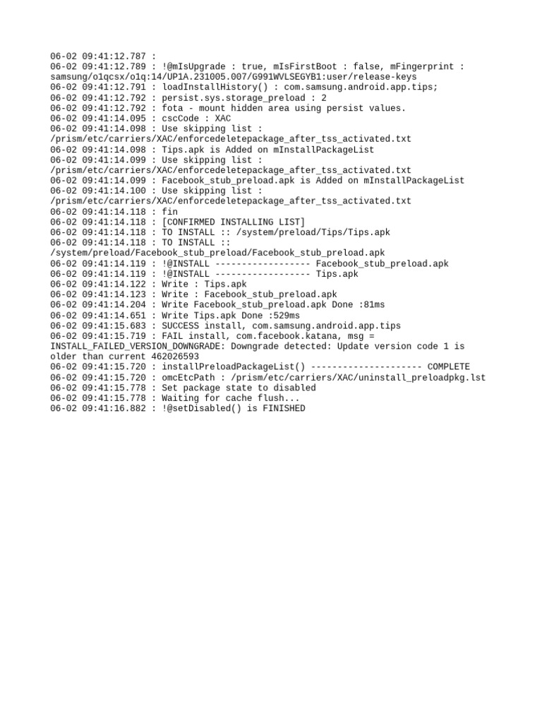 Preload Installer | PDF