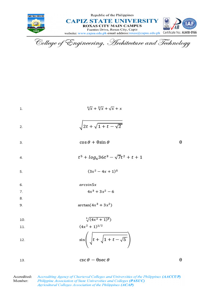 Set Woork No.2 (Nstcep - Taylor Series Expansion, Matrices ...