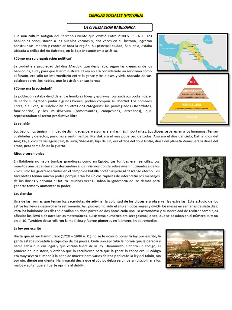Ficha C.V. Babilonica | PDF | Babilonia | Babilonia