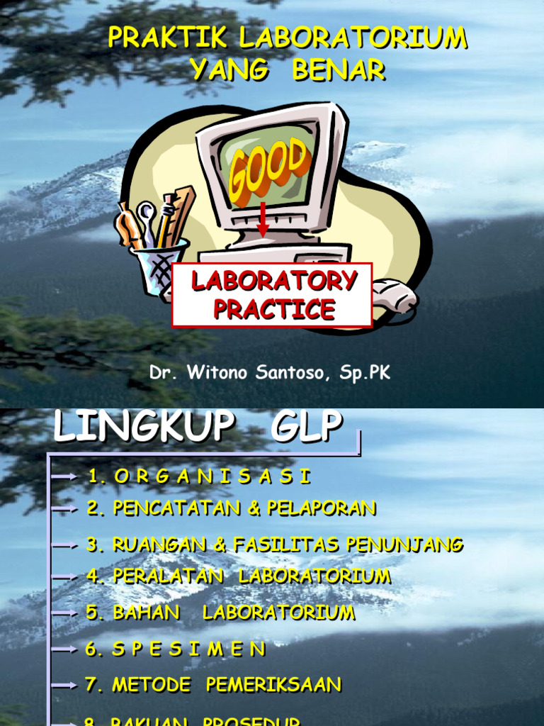 Praktik Laboratorium Yang Benar: Laboratory Practice | PDF