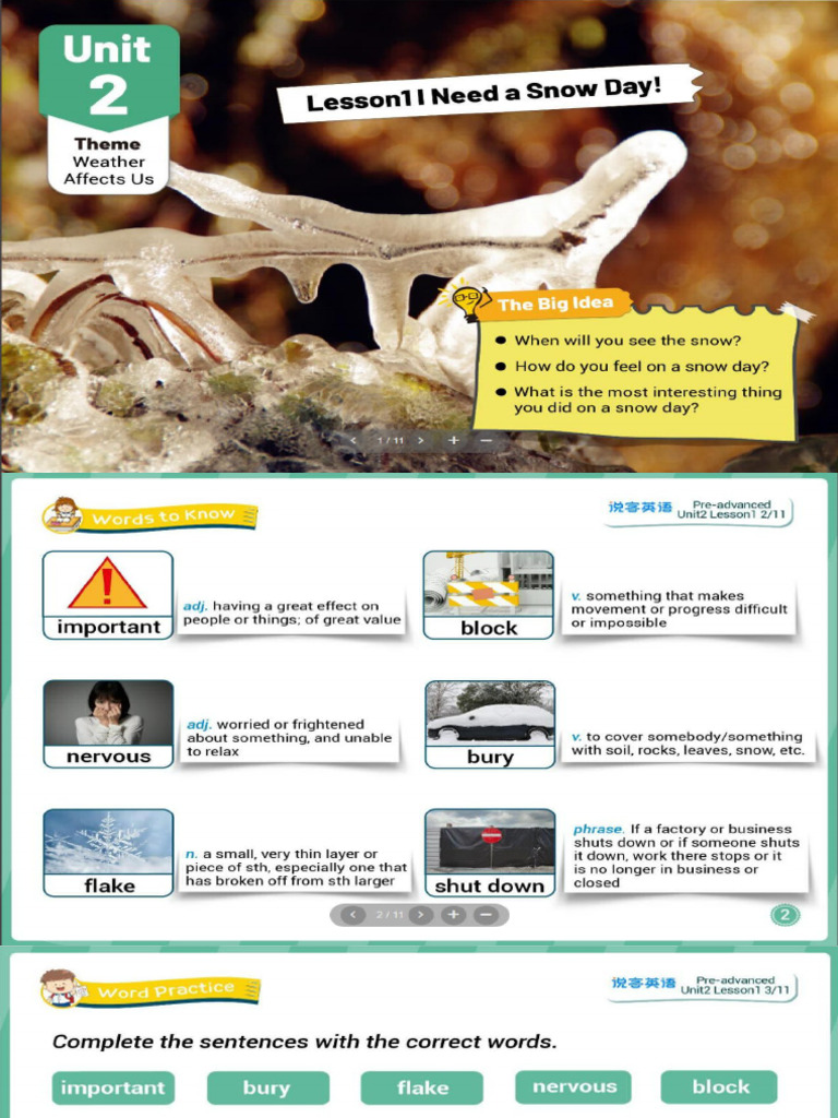 Unit 2 Lesson 1 | PDF