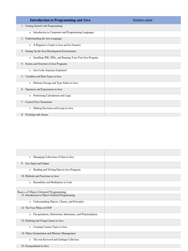 Oop Using JAVA Seminars Titles | PDF | Object Oriented Programming | Class (Computer Programming)