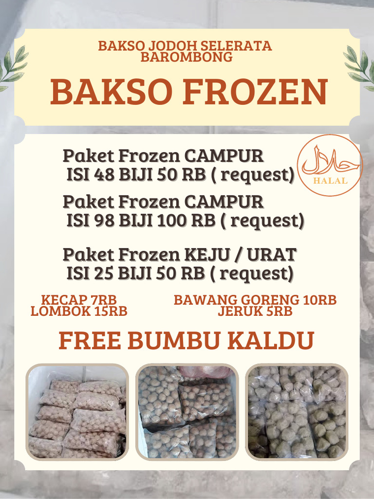 Putih Minimalis Organik Catering Pernikahan Poster - 20250702 - 132016 - 0000 | PDF