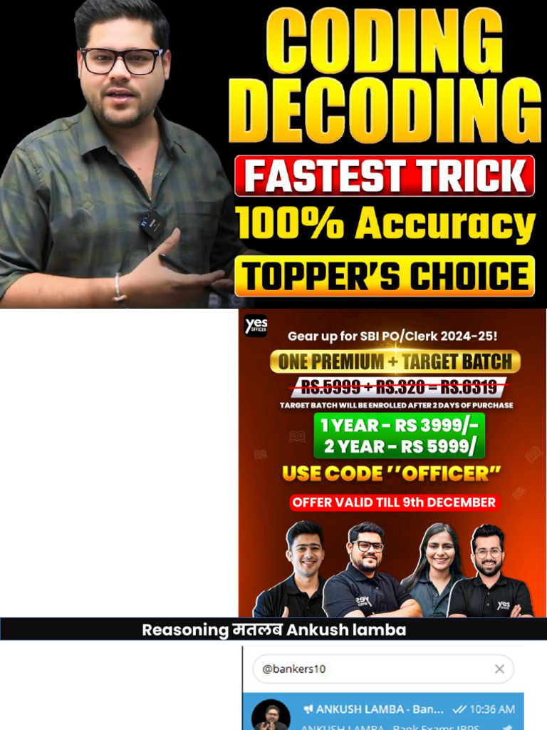 Coding Decoding | PDF