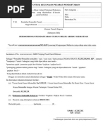 Permohonan Tukar Nama Seksyen 378 | PDF