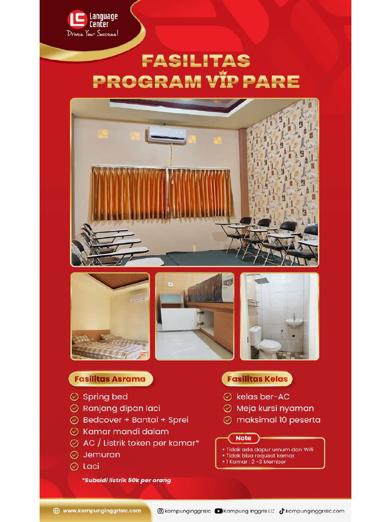 Fasilitas Program Vip LC Pare | PDF