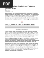 Understanding Weather Map Symbols | PDF | Weather | Contour Line