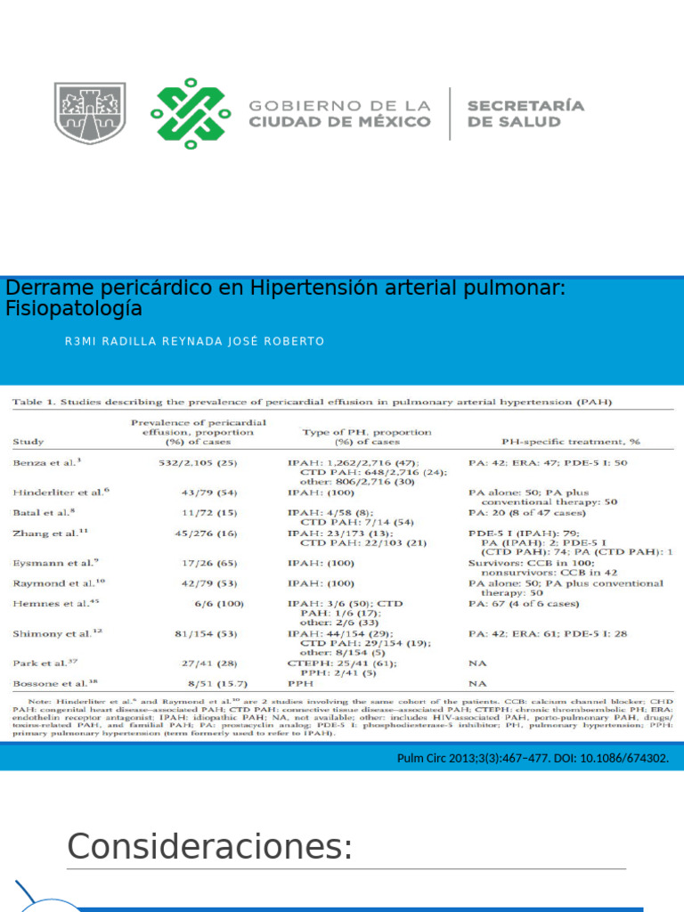 Derrame Pericardico | PDF