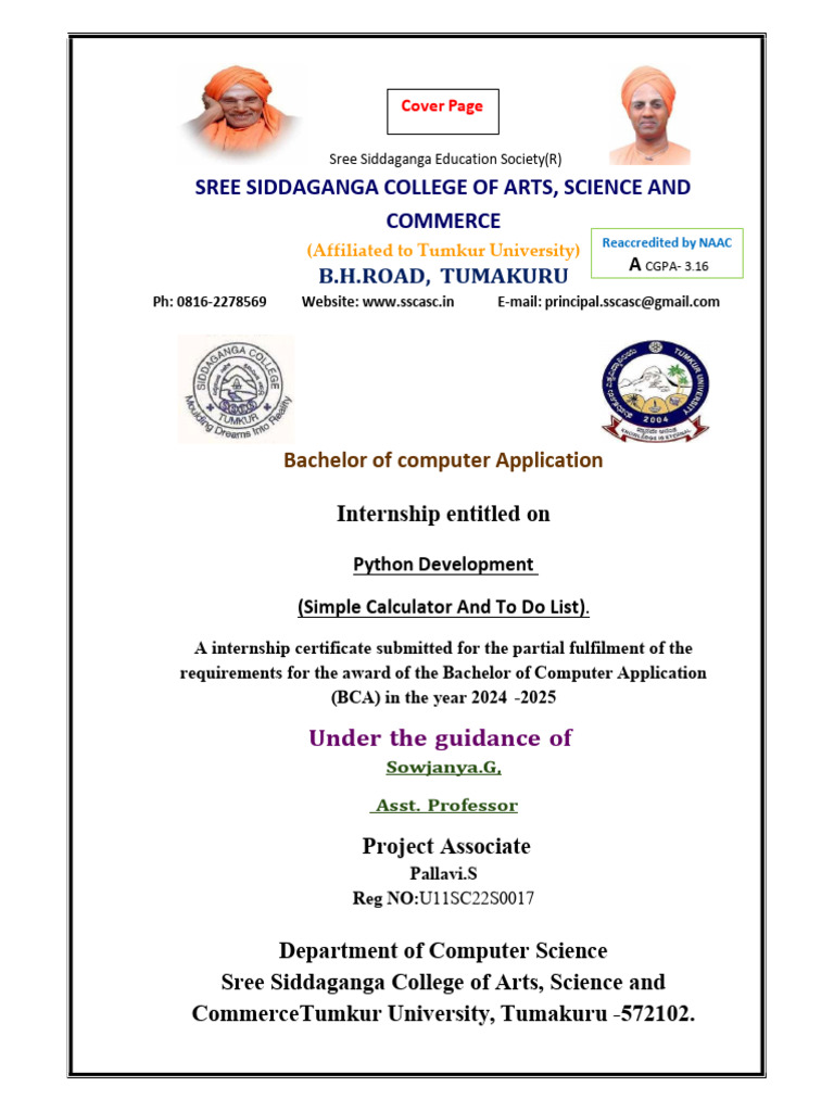 Internship Report Pallavi | PDF | Python (Programming Language) | Computer Programming