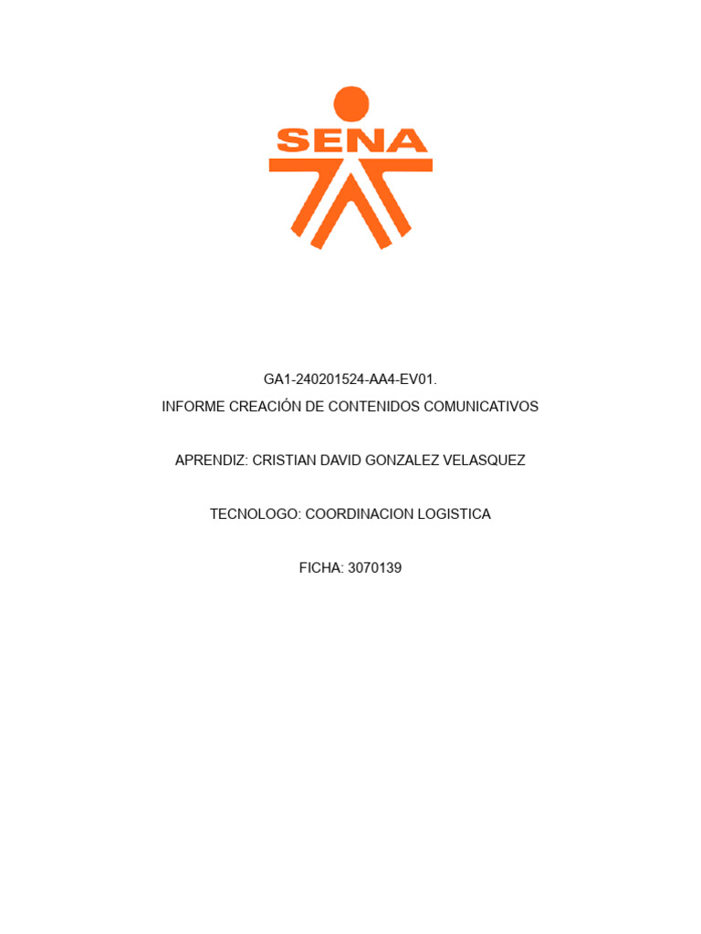 Informe Tics 1 | PDF | Comunicación | Comportamiento