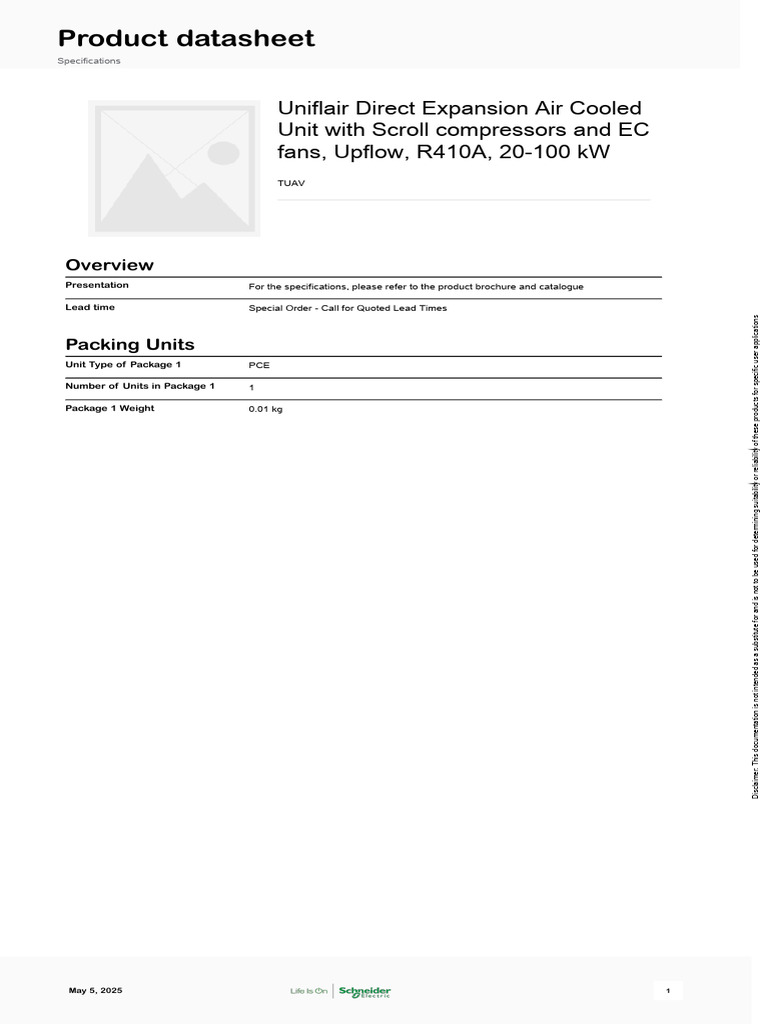 Uniflair Cooling Solutions Overview | PDF