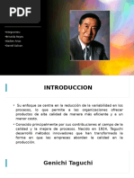 Aportaciones de Genichi Taguchi al Control de Calidad | PDF | Diseño ...
