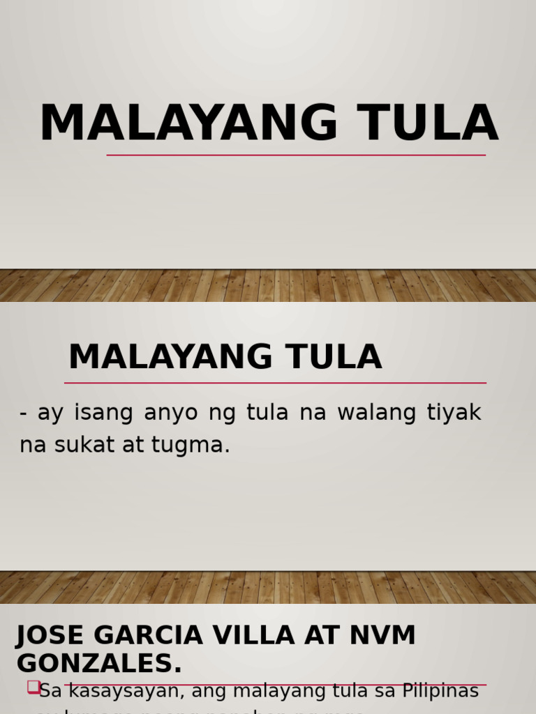 Malayang Tula | PDF