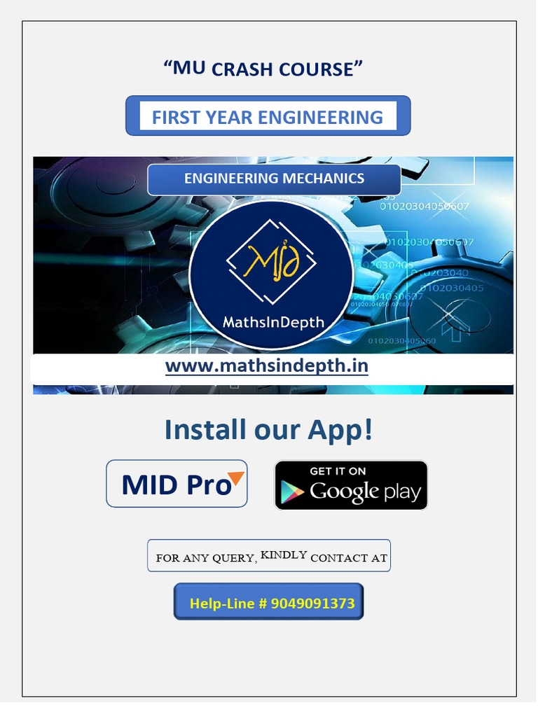 Engineering Mechanics Crash Course | PDF