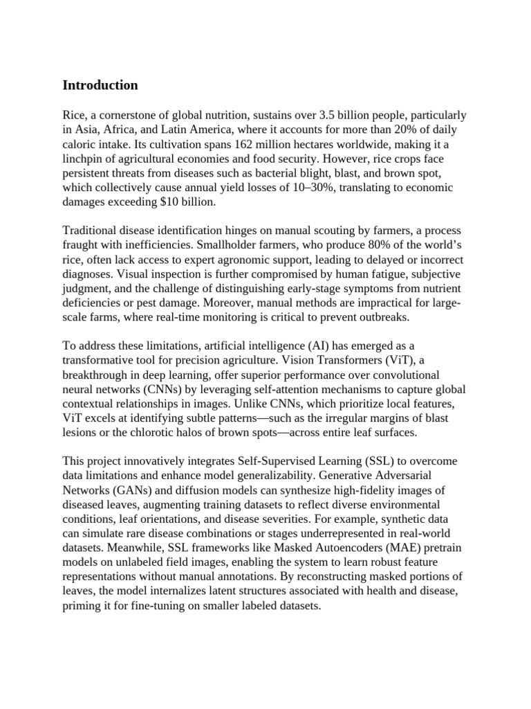 4a. Major Project Synopsis Format | PDF | Rice | Artificial Intelligence