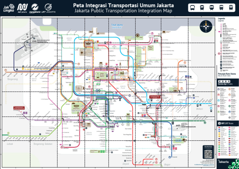 Peta Integrasi Transportasi Jakarta 2025 | PDF