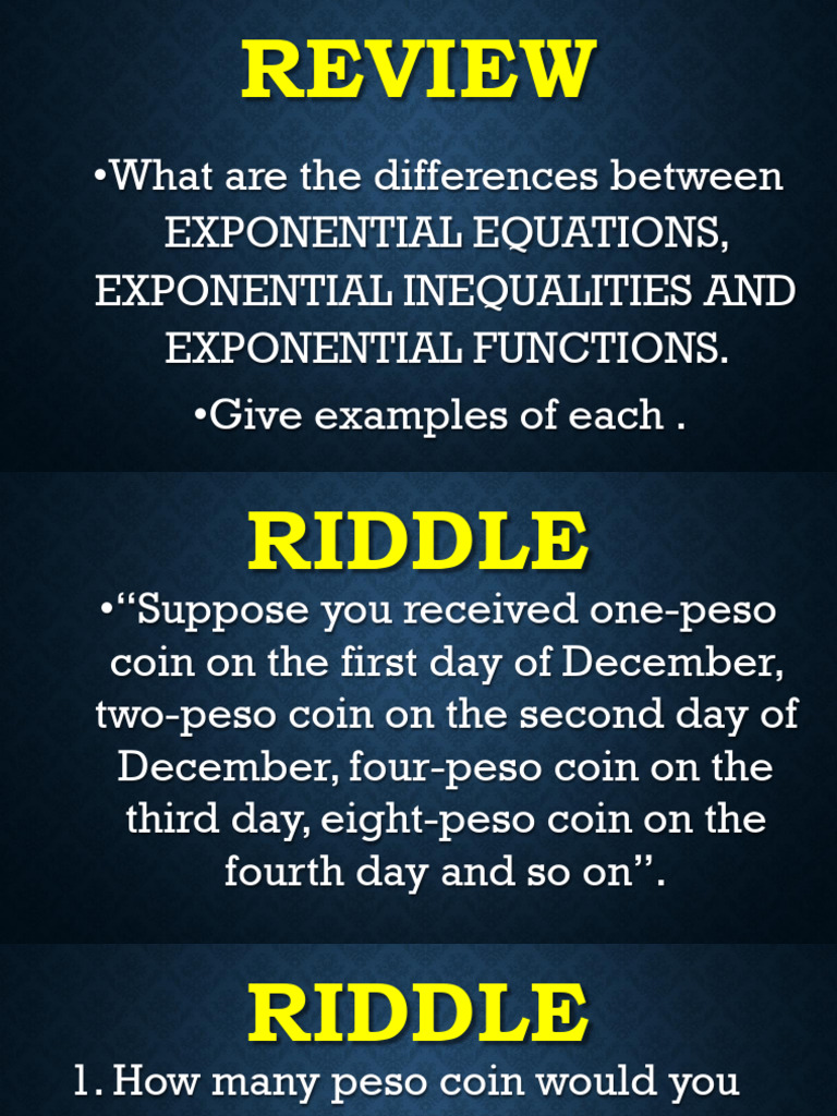 Solving Exponential Equations | PDF | Exponentiation | Exponential Function