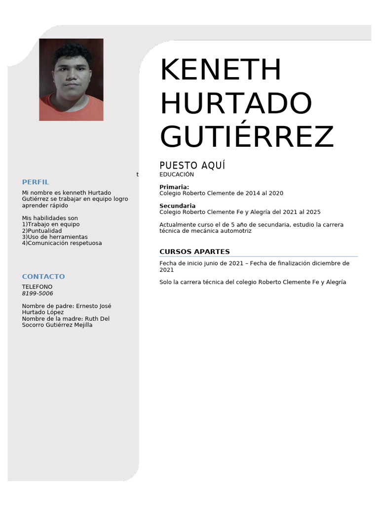 Keneth Ruben Hurtado Gutiérrez | PDF