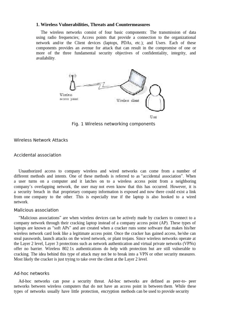 Wireless Vulnerabilities - Ns | PDF | Data Transmission | Information Age