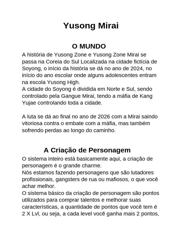 Yusong Zone (Fan Made) | PDF | Muay Thai | Espada