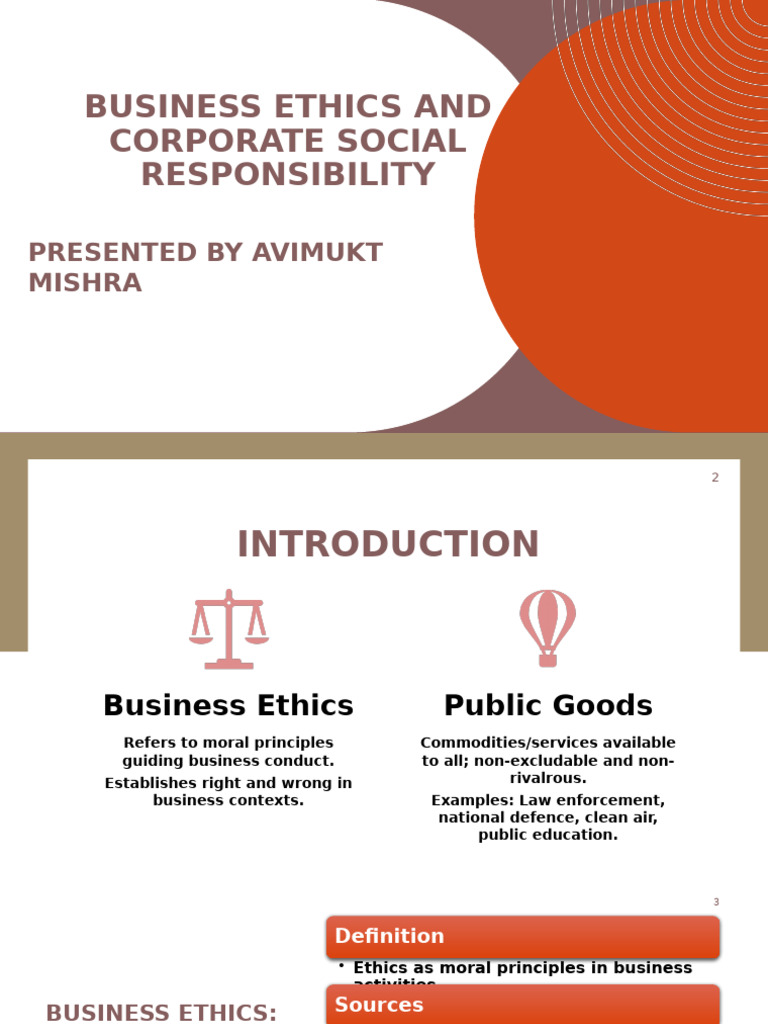 Business Ethics and CSR - Legal Aspects of Business - MBA | PDF ...