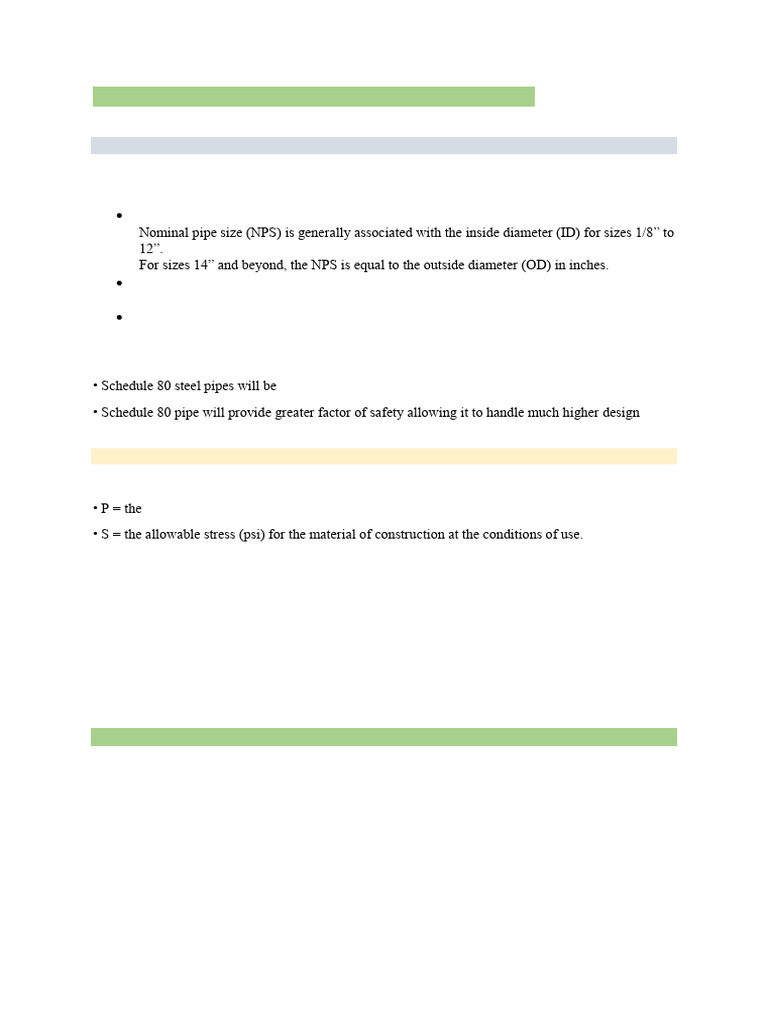 Pressure Design of Process Piping | PDF | Pipe (Fluid Conveyance ...