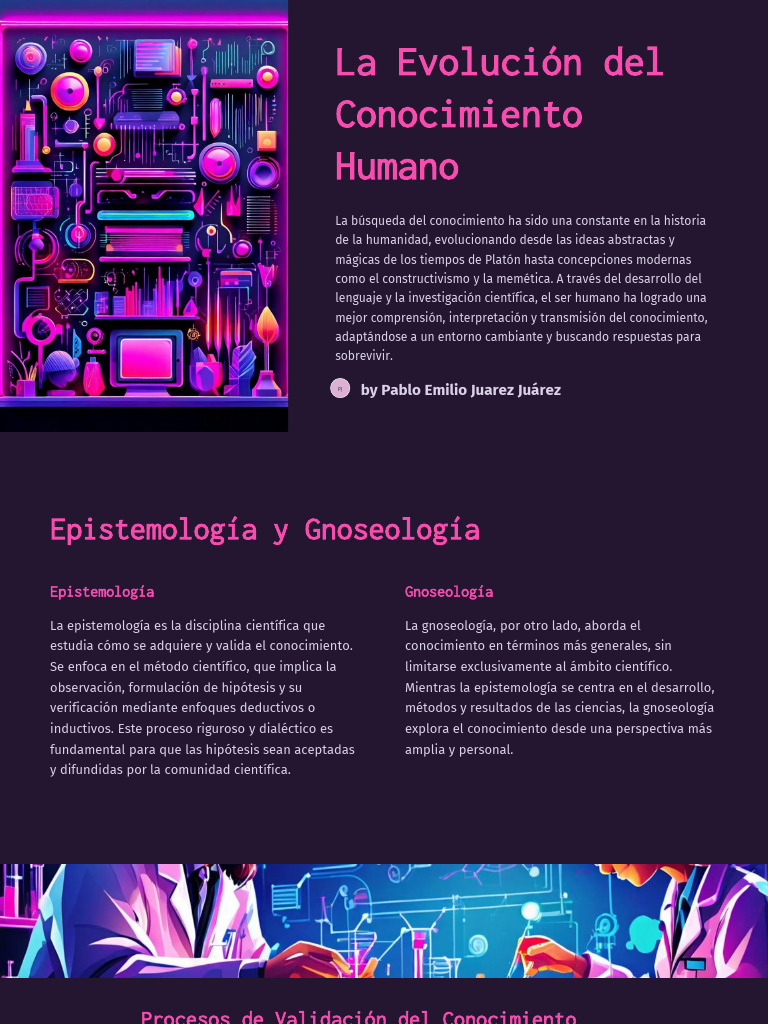 Evolución del Conocimiento Humano | PDF | Conocimiento | Empirismo