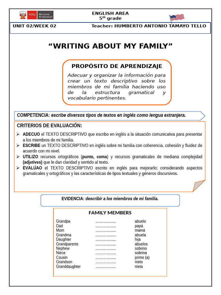 Quinto Ficha 02 Uda02-2025 | PDF | Comunicación humana | Idiomas del ...
