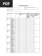 Intern Journal Template | PDF