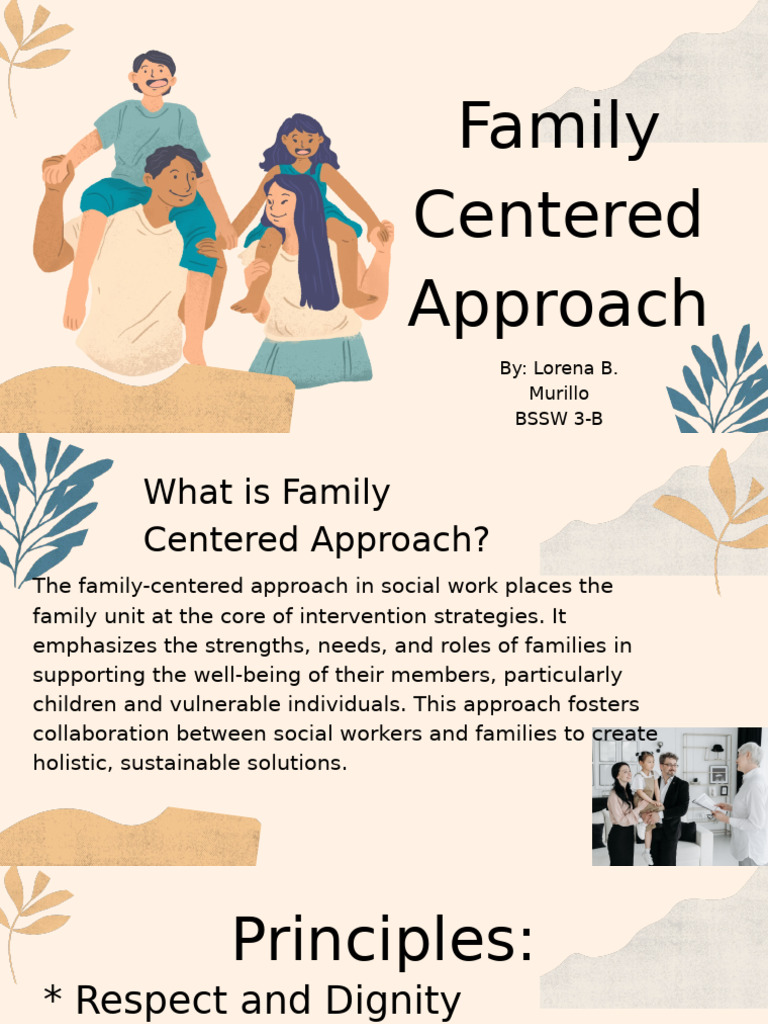 Family Centered Approach | PDF | Social Work | Psychological Resilience