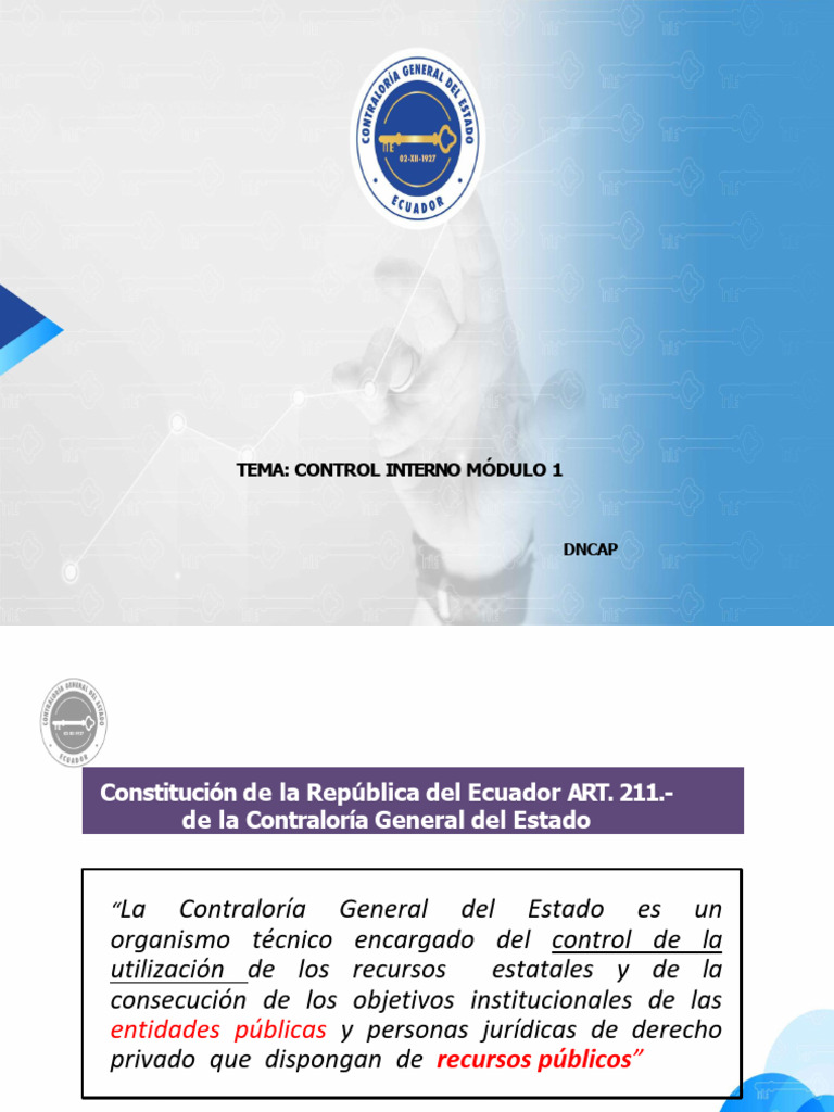 Presentaciónes M1 SCI | PDF | Auditoría | Estado (política)