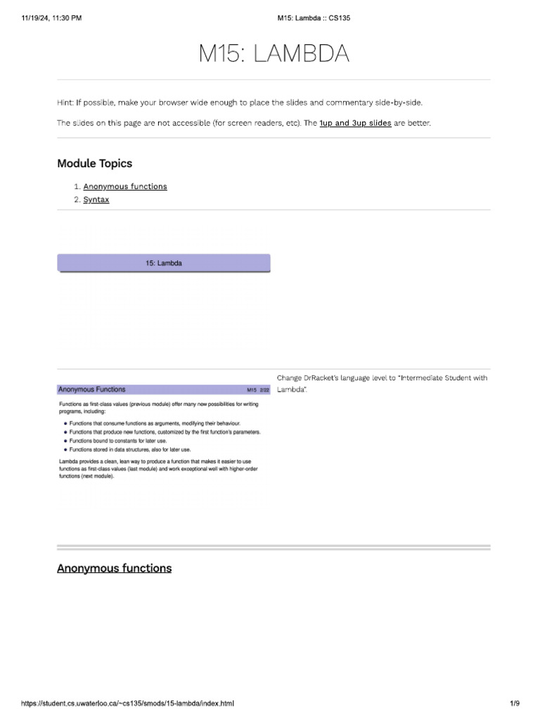 Module 15 Lambda | PDF