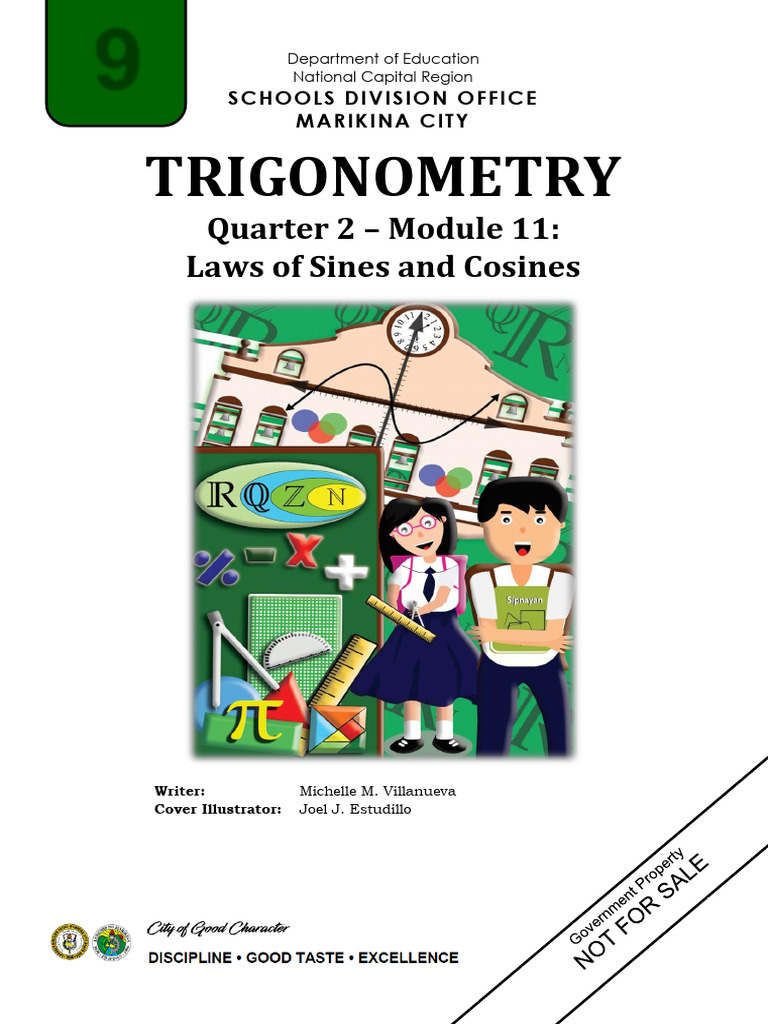 Trigo Gr9 Qtr2 Module 3 | PDF | Trigonometric Functions | Triangle